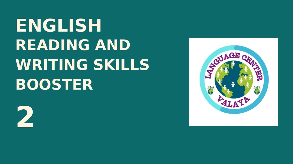 English Reading and Writing Skills Booster 2 - VRU E-Learning